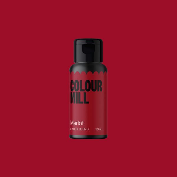 Colour Mill Aqua Blend Colouring 20ml Merlot - Kitchen Jukebox